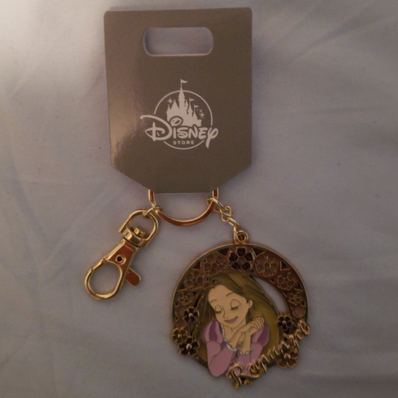 Disney | Accessories | Art Nouveau Tokyo Disneyland Rapunzel Keychain ...